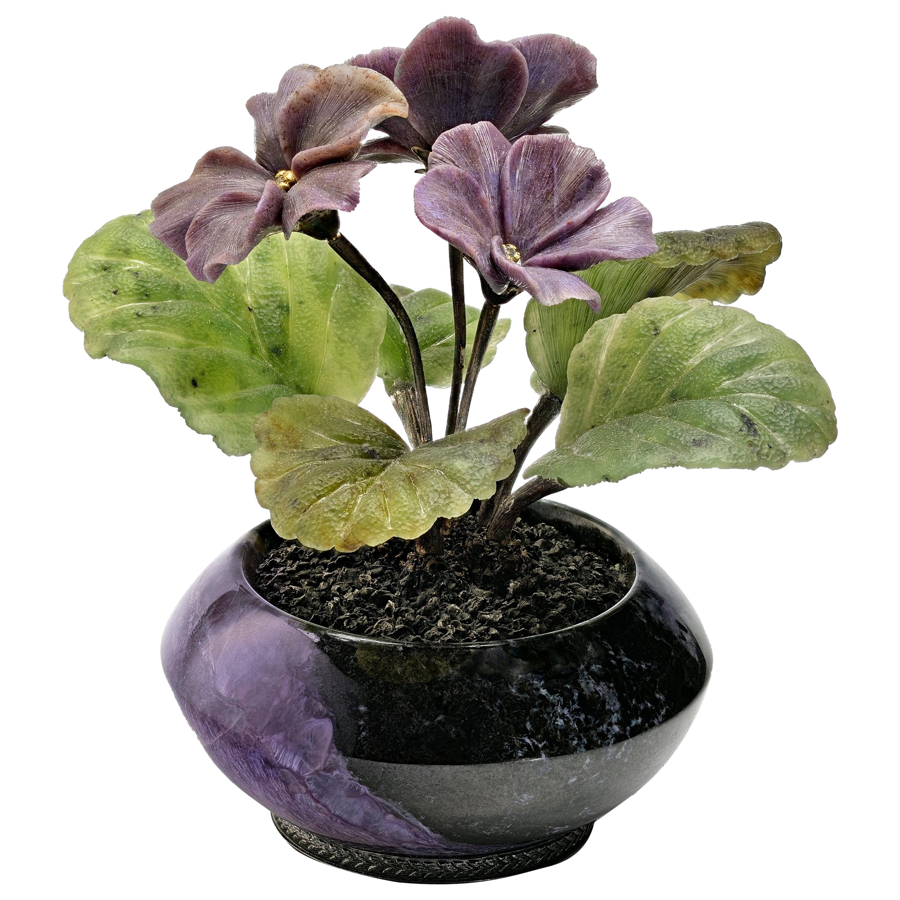 Spray Of Violets - For Sale on 1stDibs