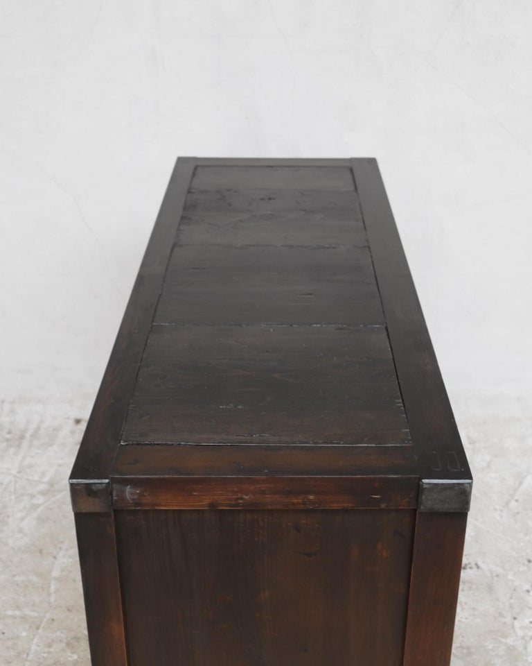 Charred 19th C. Japanese Sideboard/Tansu Wabi Sabi at 1stDibs