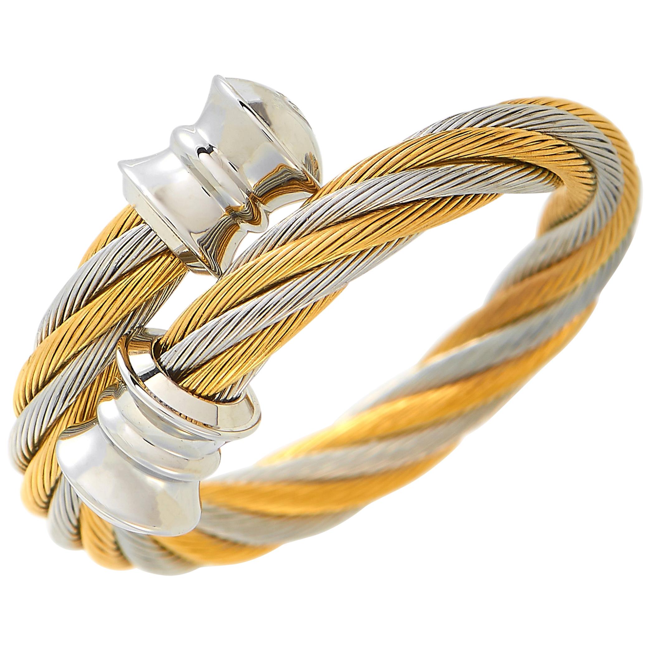 Charriol Celtic Stainless Steel Ring at 1stDibs