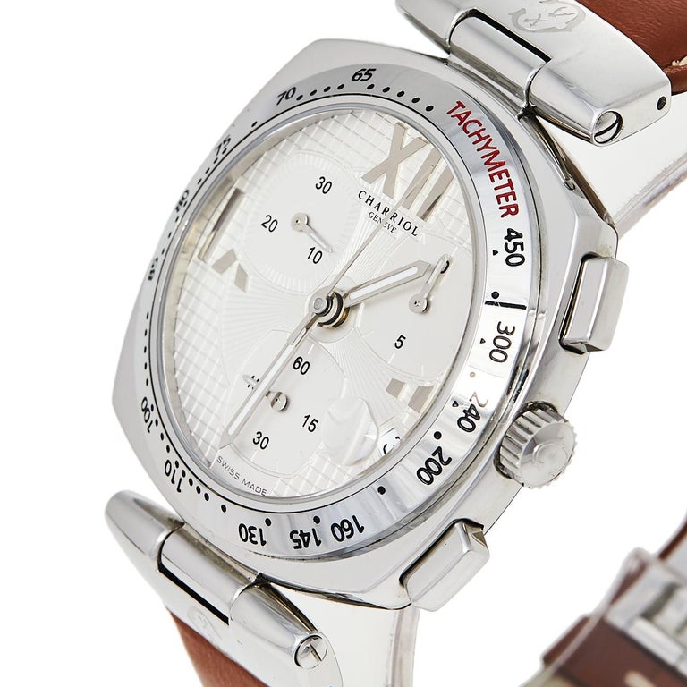 Charriol Silver Stainless Steel Alexander C REF.ALEXCXL Men's ...