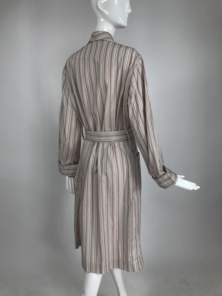 Charvet Paris Striped Cotton Robe at 1stDibs | charvet robe, charvet ...