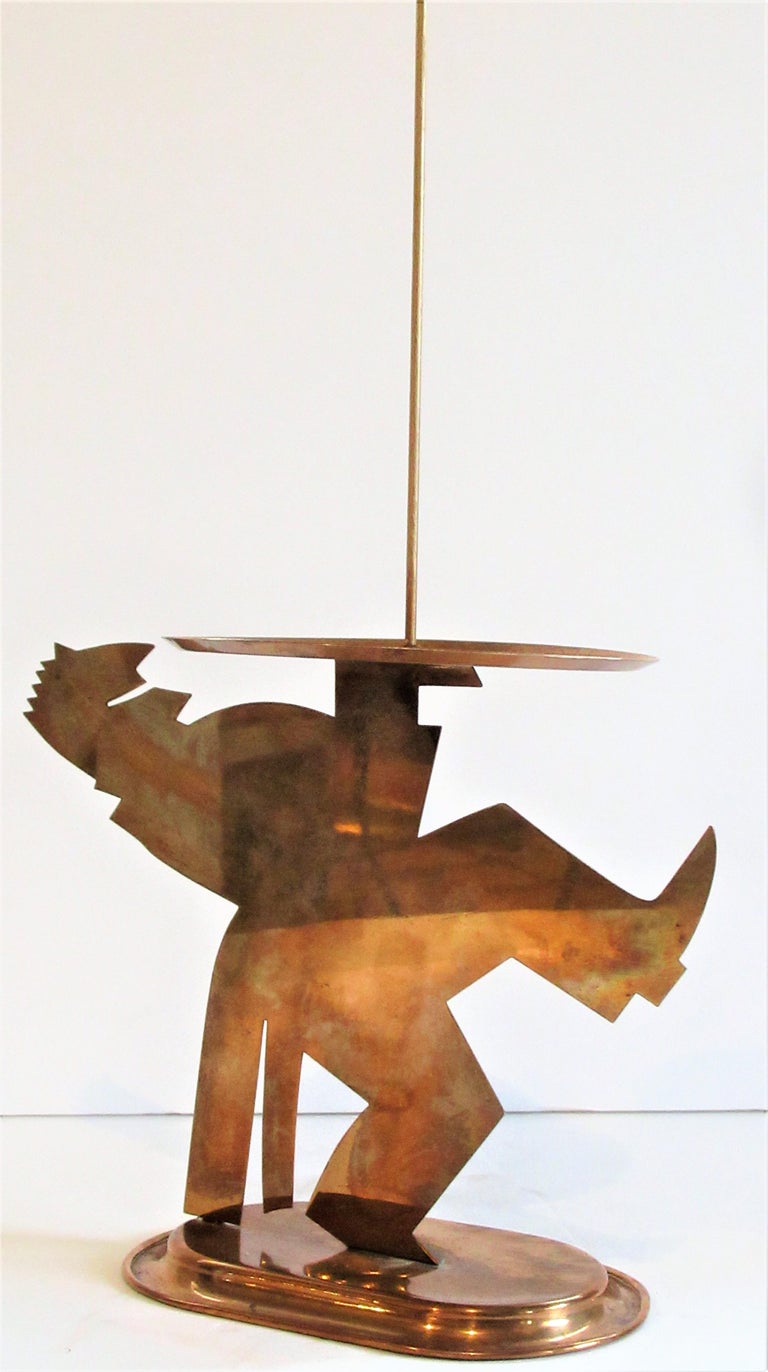American Art Deco Copper Pretzel Man by Lurelle Guild for Chase at 1stDibs