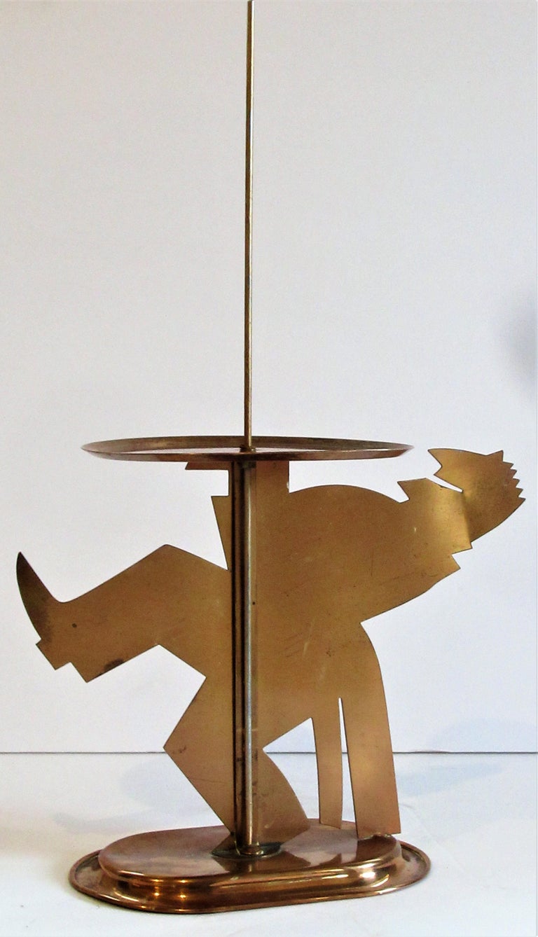 American Art Deco Copper Pretzel Man by Lurelle Guild for Chase at 1stDibs