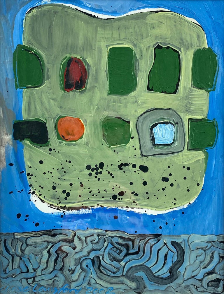 Chase Langford “Untitled”, Abstract Expressionist Oil Painting, 2002 ...