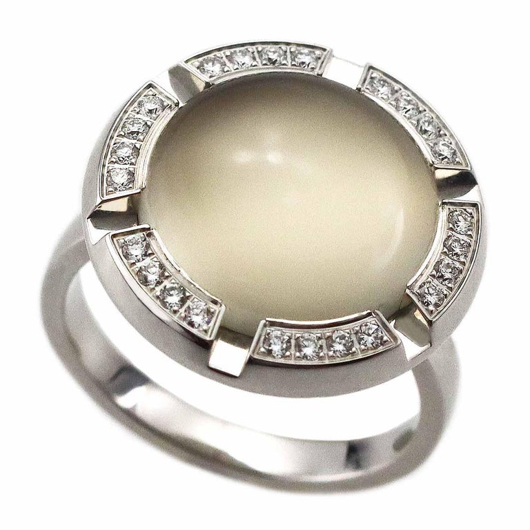 Chaumet 18 Karat White Gold Class One XL Croisière Ring For Sale at 1stDibs
