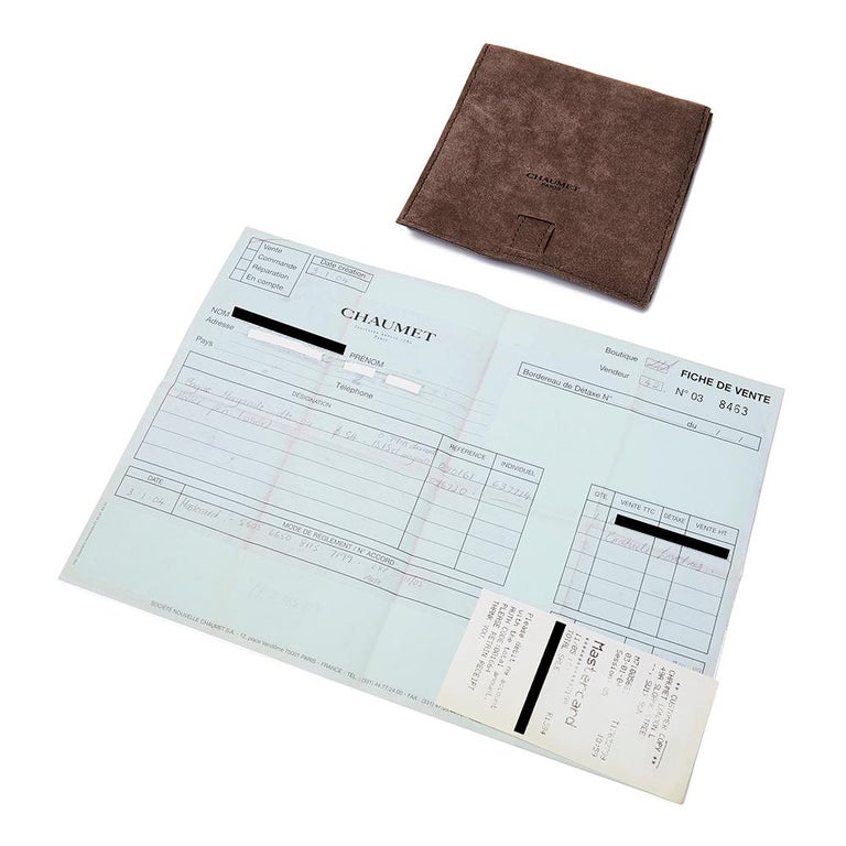 Chaumet 18 Karat White Gold Morganite Diamond Attrape-Moi-Toile de ...