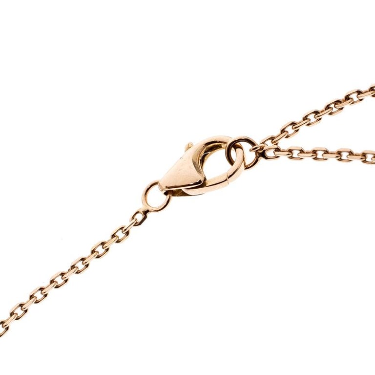 Chaumet Attrape M'aimes Diamond Pink Opal 18k Rose Gold Pendant ...