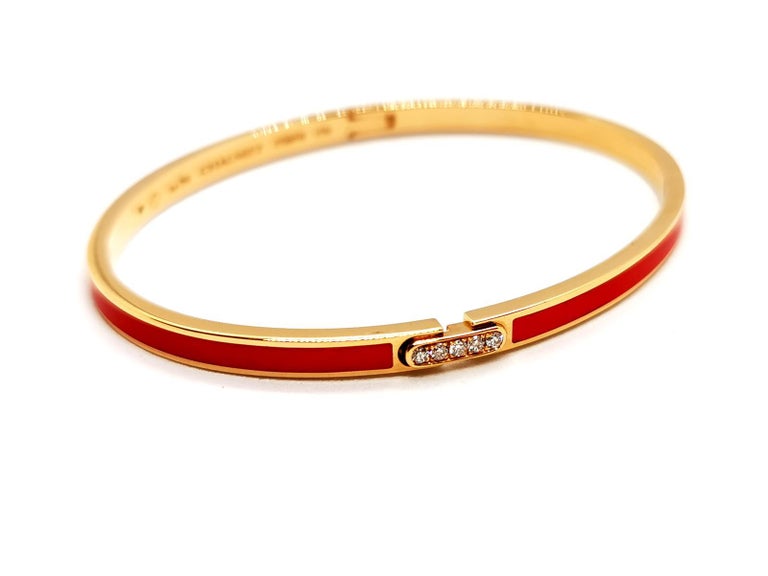 Chaumet Bracelet Liens Rose Gold Diamond For Sale at 1stDibs