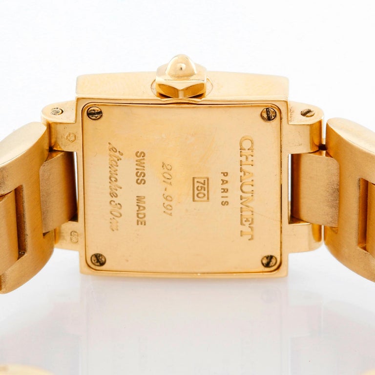 Chaumet Carree 18 Karat Yellow Gold Ladies Watch at 1stDibs | chaumet ...