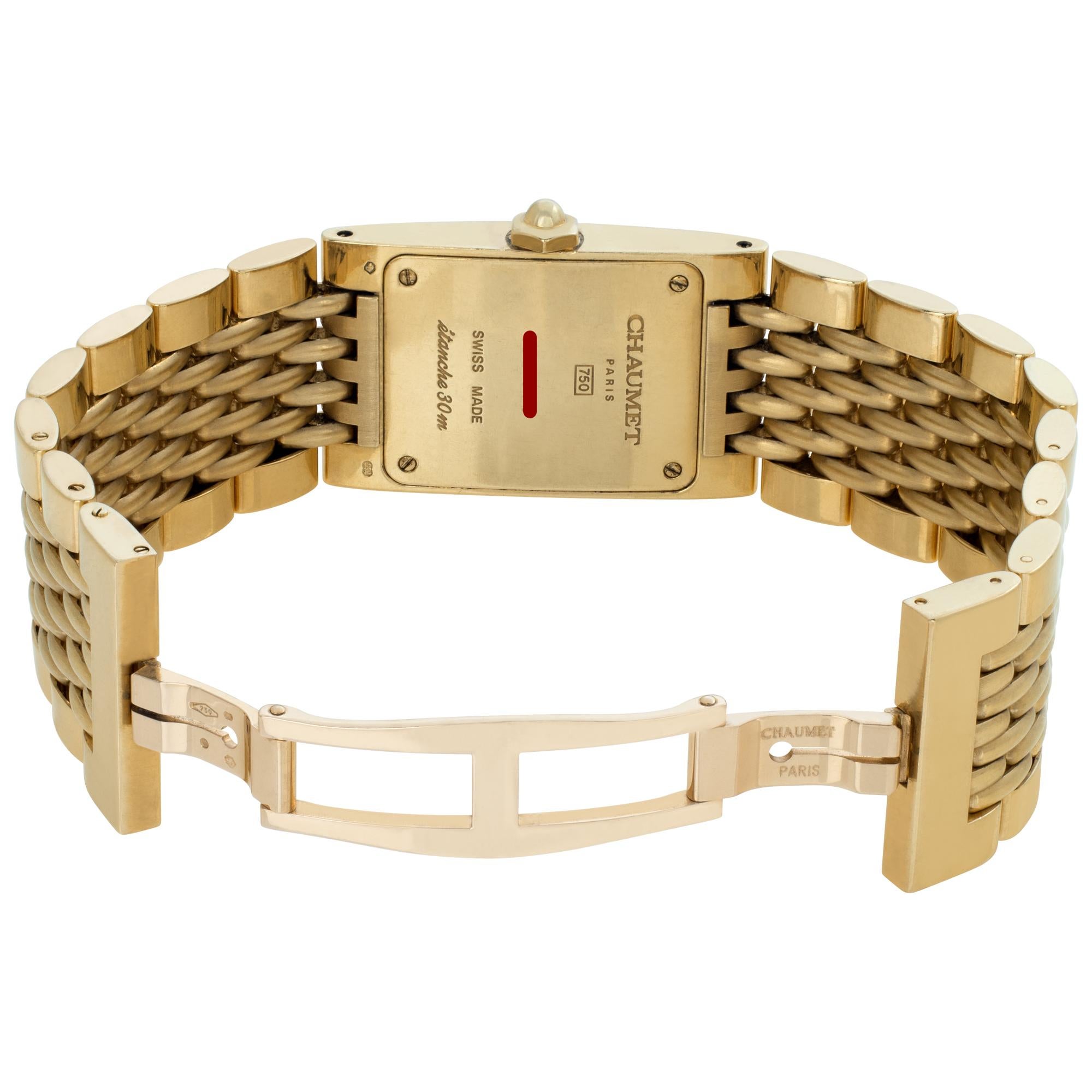 Chaumet Classic 18k Yellow Gold Wristwatch at 1stDibs