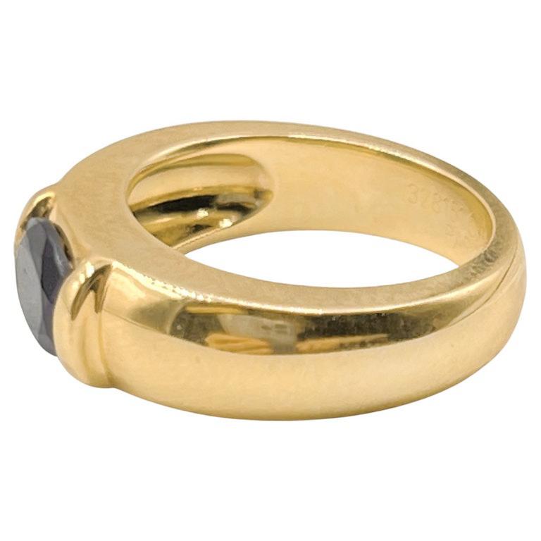 Chaumet Paris 18k Yellow Gold Iolite Band Ring For Sale at 1stDibs