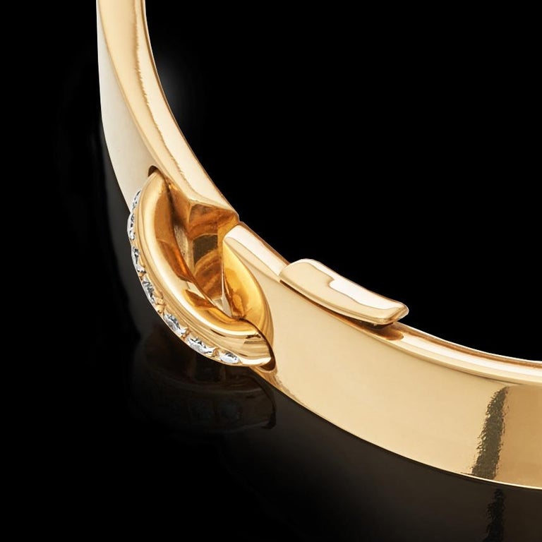 Chaumet Paris French, Liens Évidence Diamond Bangle Bracelet in 18 ...