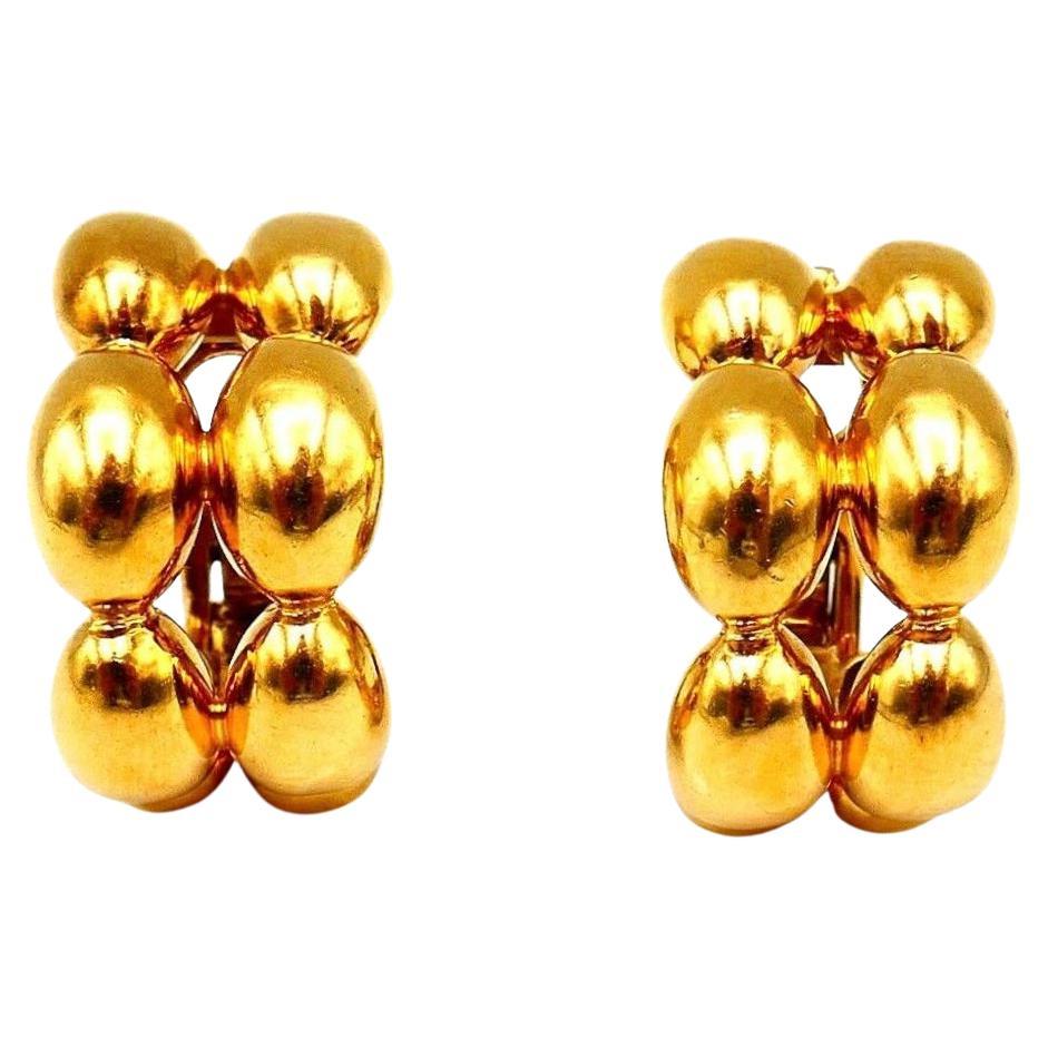 Chaumet Diamond Gold Dangle Earrings For Sale at 1stDibs | chaumet earrings
