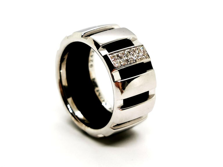 Chaumet Ring Class One White Gold Diamond For Sale at 1stDibs
