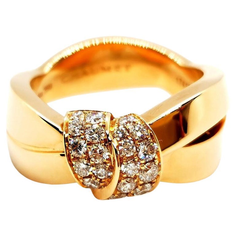 Chaumet Ring Liens Rose GoldDiamond For Sale at 1stDibs