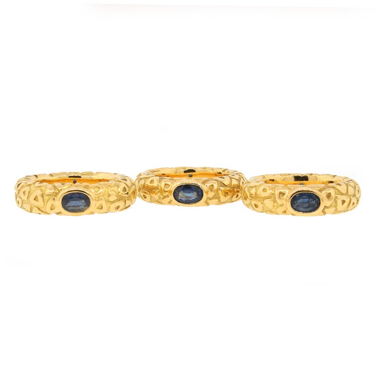 Chaumet Vintage Paris Sapphire Ring For Sale at 1stDibs
