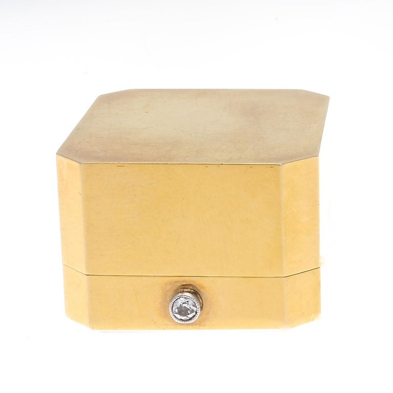 Chaumet Vintage Rock Crystal Diamond Gold Box at 1stDibs | black and ...