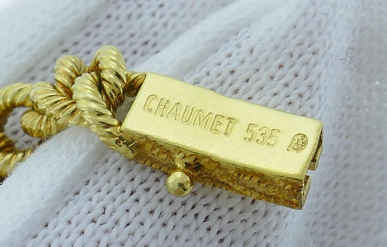Chaumet Yellow Gold Link Chain Necklace, 1970s French at 1stDibs