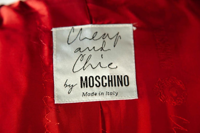 Cheap and Chic by MOSCHINO For Sale at 1stDibs