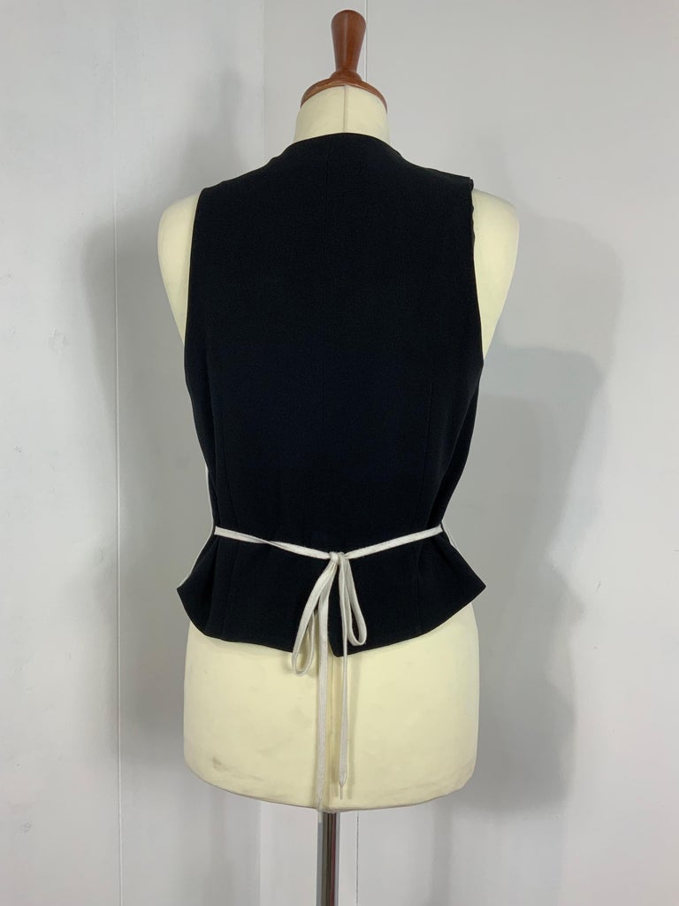 Cheap and Chic by Moschino vintage strings Vest For Sale at 1stDibs
