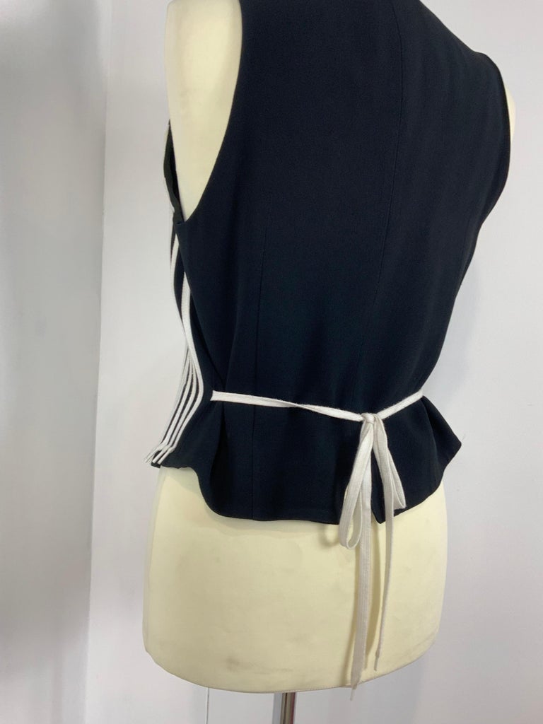 Cheap and Chic by Moschino vintage strings Vest For Sale at 1stDibs