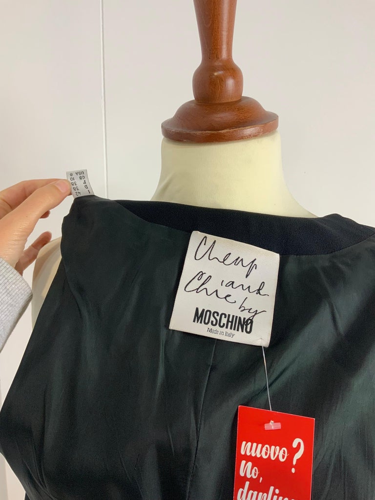 Cheap and Chic by Moschino vintage strings Vest For Sale at 1stDibs