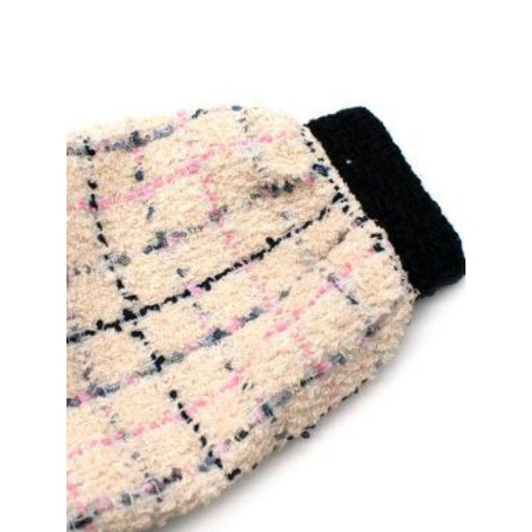 checked bouclé tweed jacket For Sale at 1stDibs