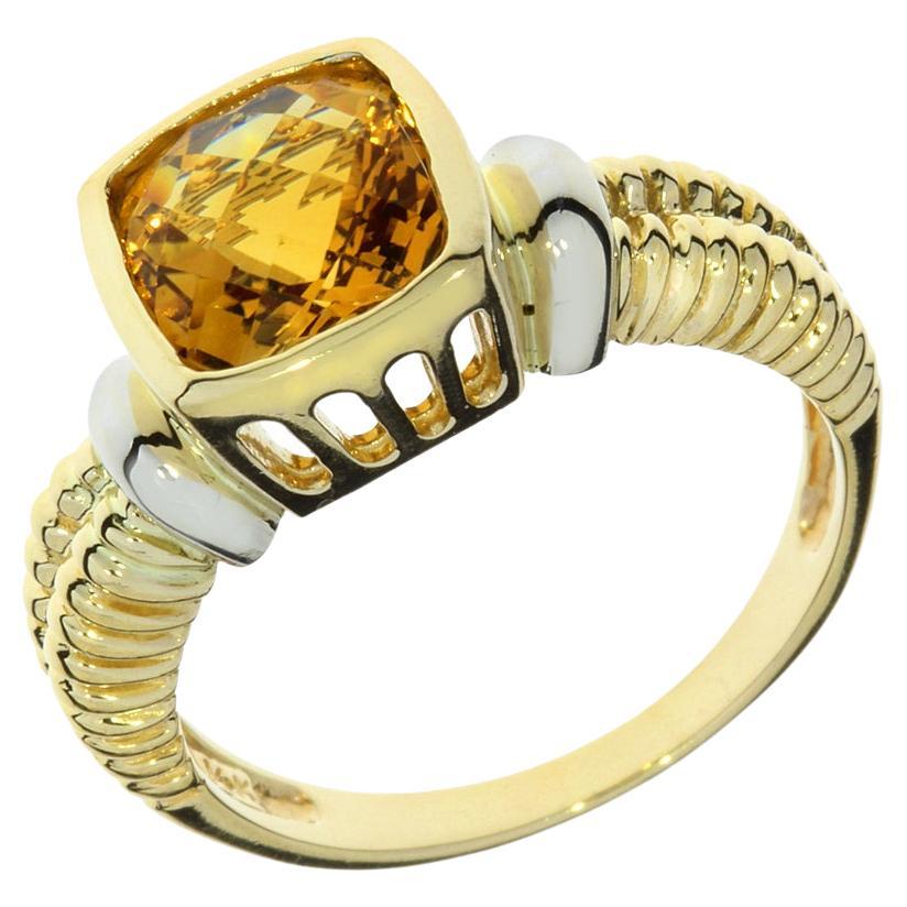 Grand Sample Sale Ring Featuring Cinnamon Citrine Chocolate Diamonds ...