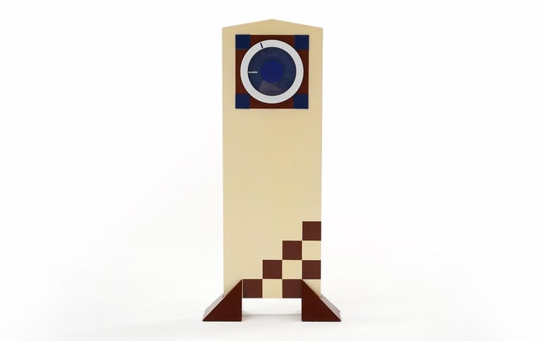 Checkerboard Table Clock, "Tempo 21" Tower 2 by George Nelson, 1984 For ...