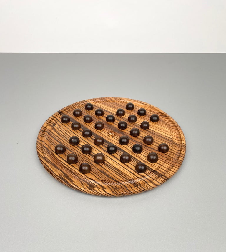 Checkers Game "The Solitaire" in Wood by Artek, Italy, 1970s For Sale ...