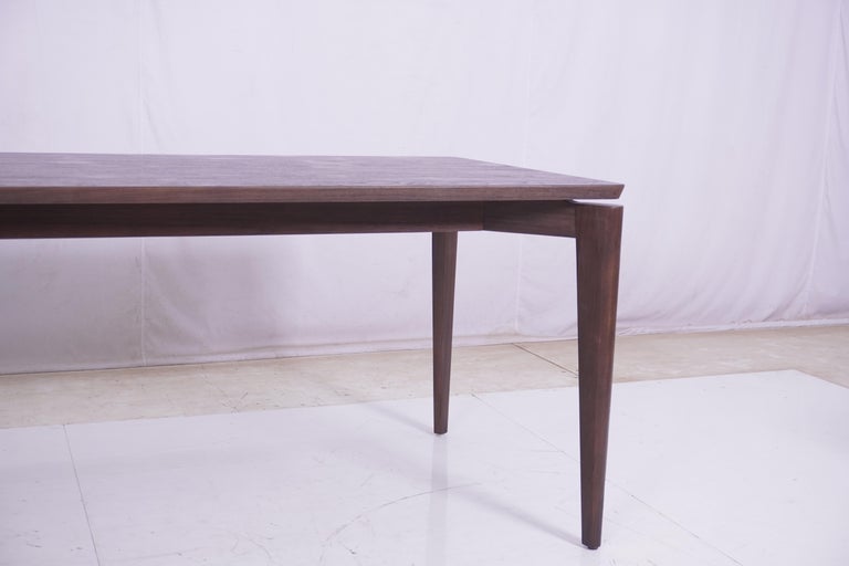 Chef's Table Teak Dining Table in a Walnut Finish For Sale at 1stDibs