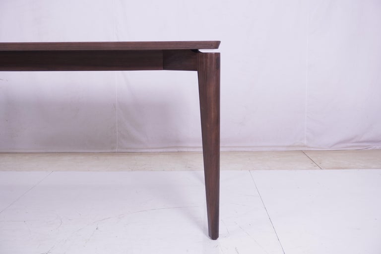 Chef's Table Teak Dining Table in a Walnut Finish For Sale at 1stDibs