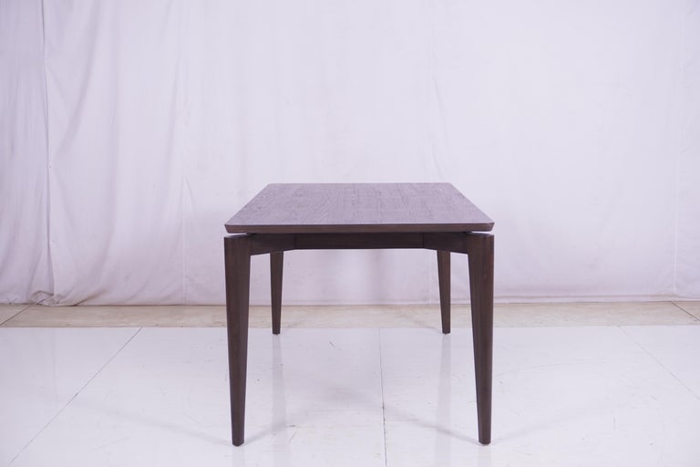 Chef's Table Teak Dining Table in a Walnut Finish For Sale at 1stDibs