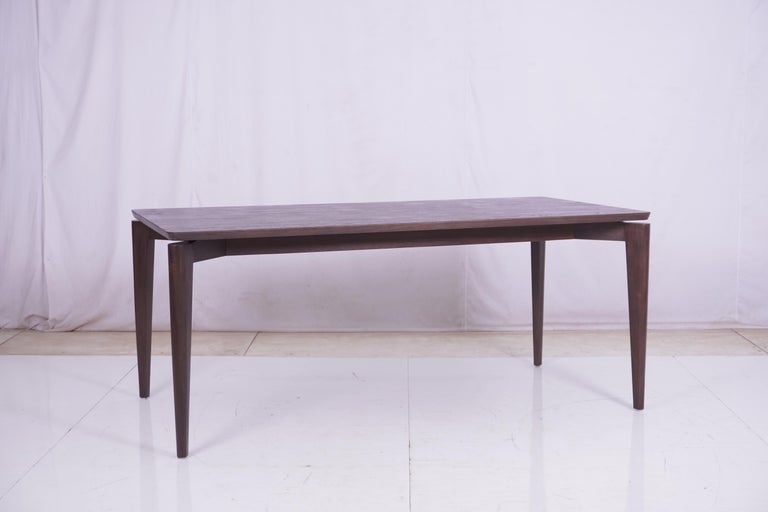 Chef's Table Teak Dining Table in a Walnut Finish For Sale at 1stDibs