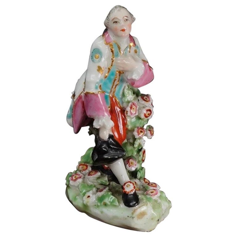 Chelsea-Derby Figure of a Gallant with a Tri-Corn Hat, circa 1770 For ...