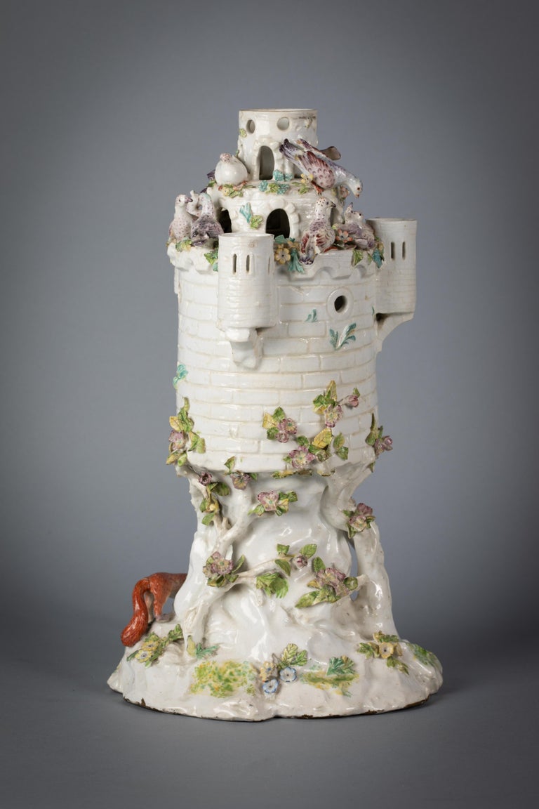 Chelsea Model of a Dovecote as a Perfume Burner, circa 1758 For Sale at ...