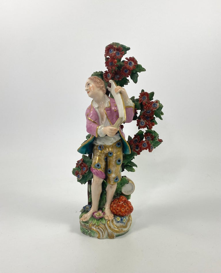 Chelsea Porcelain Figure of a Farmer, c. 1760 at 1stDibs