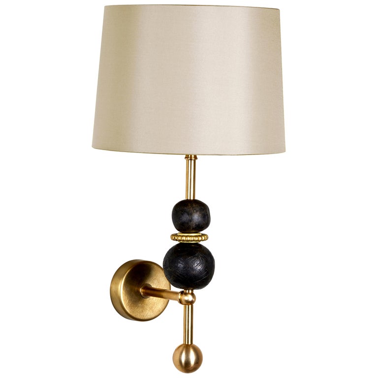 Chelsea Wall Light by Margit Wittig in Brass and Bronze-Resin For Sale ...