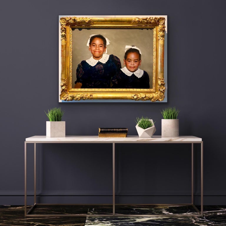 Chen Yanning - Two Happy Sisters - Portrait of two black girls - Royal ...