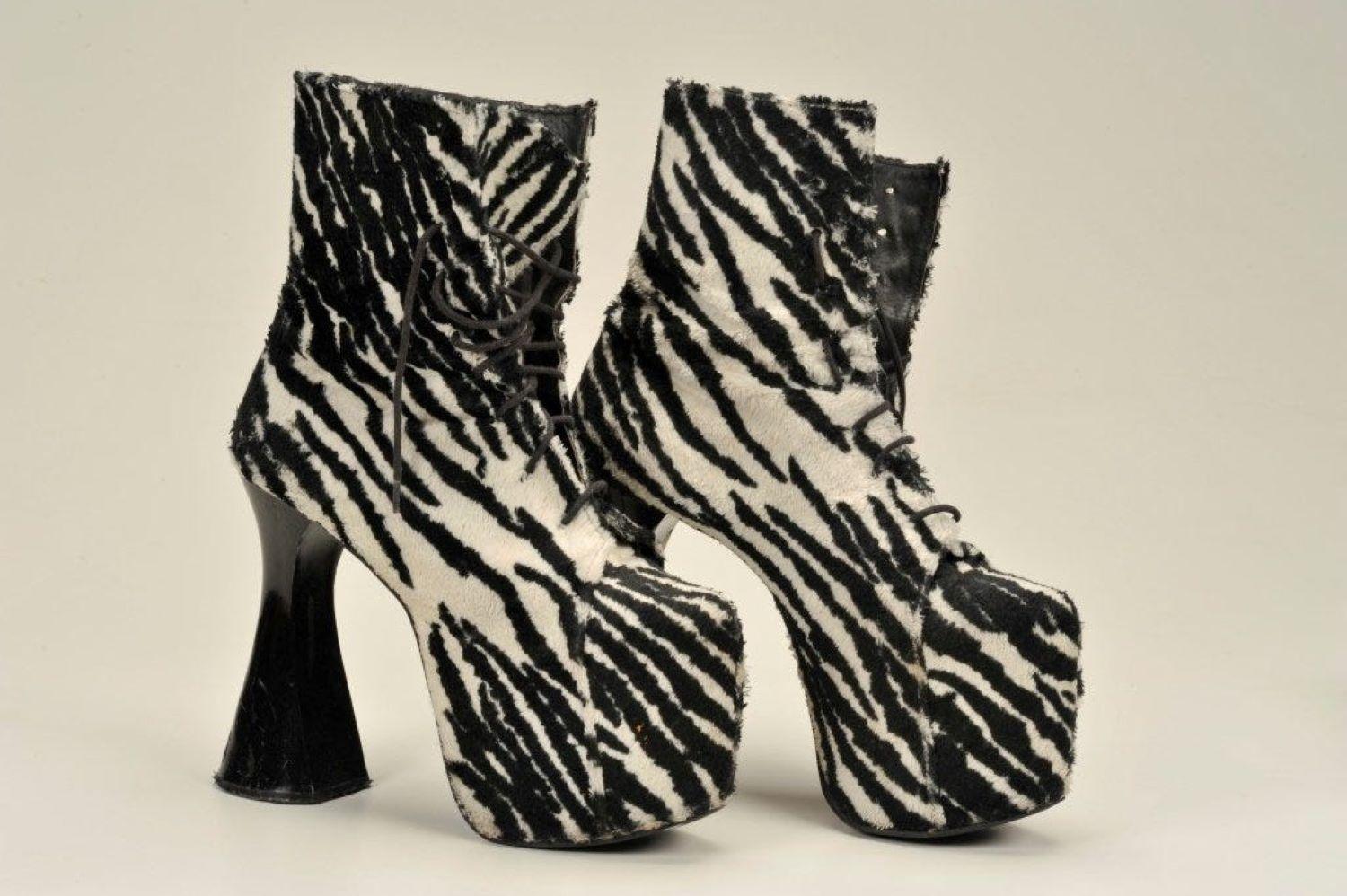 Cher stage-worn platform shoes For Sale at 1stDibs