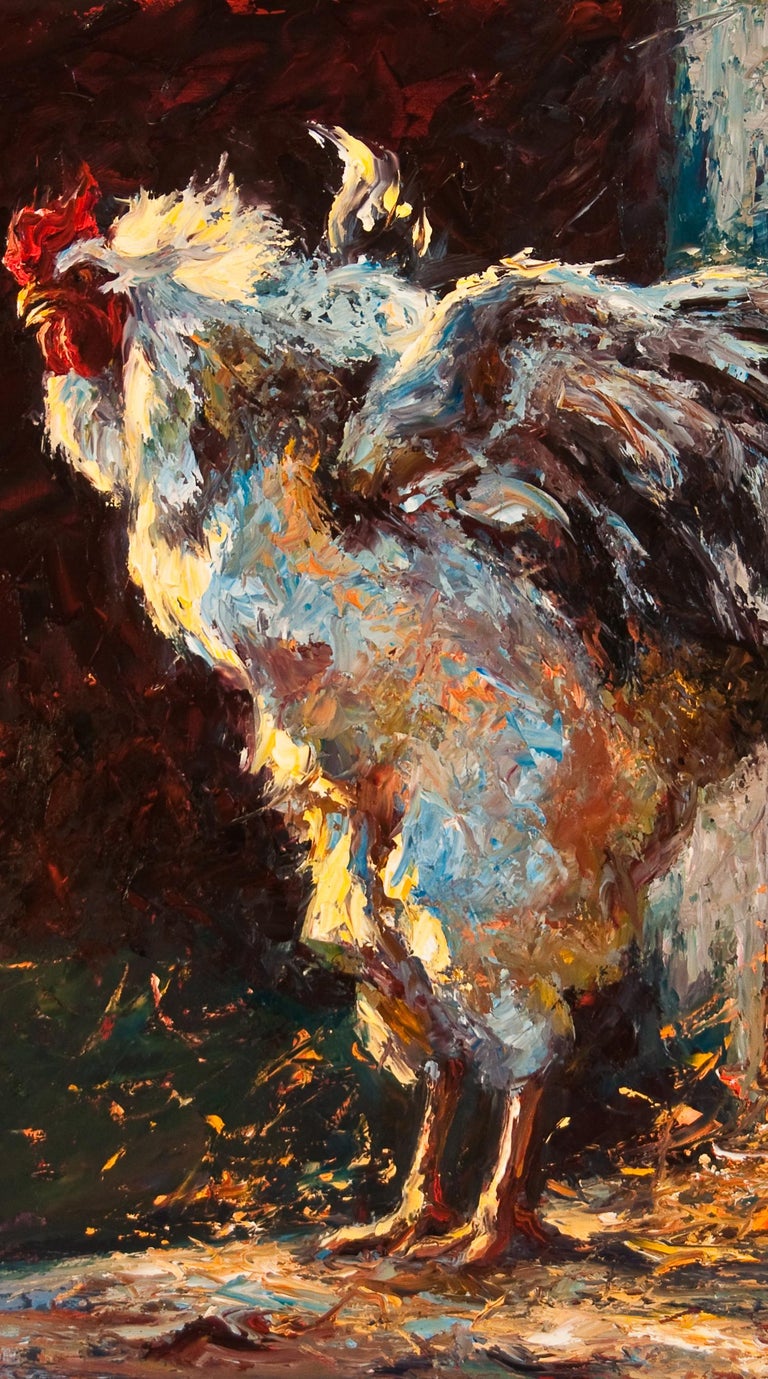 Cheri Christensen - Something to Crow About, oil painting, Texas ...