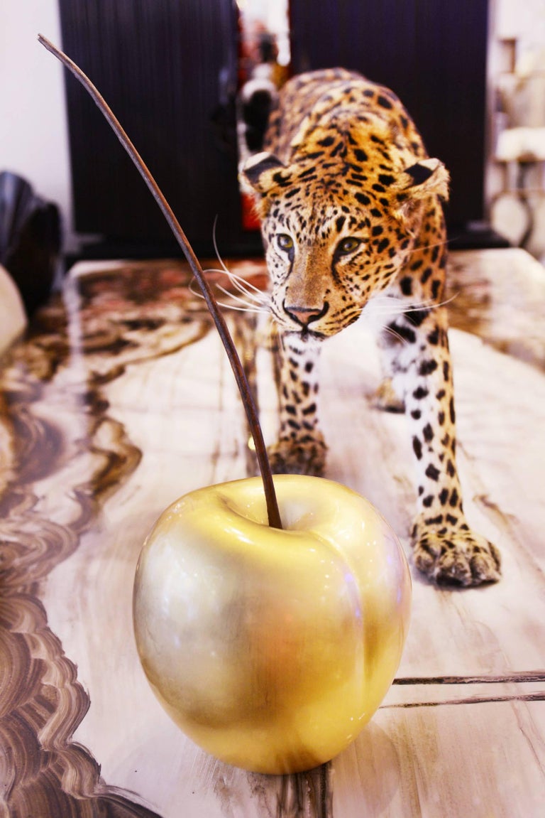 Cherry Gold Large Sculpture in Ceramic For Sale at 1stDibs