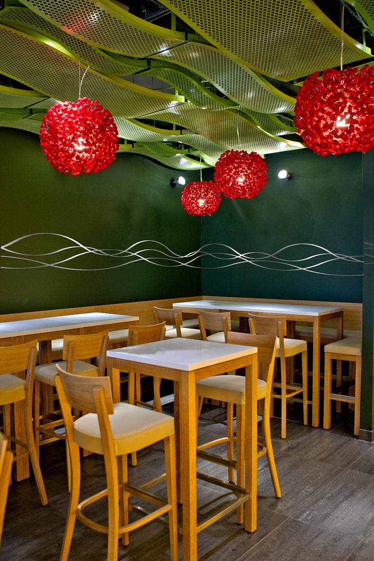 Cherry Moon by Ango, Hand-Crafted Silk Cocoon Pendant Light in Cherry ...