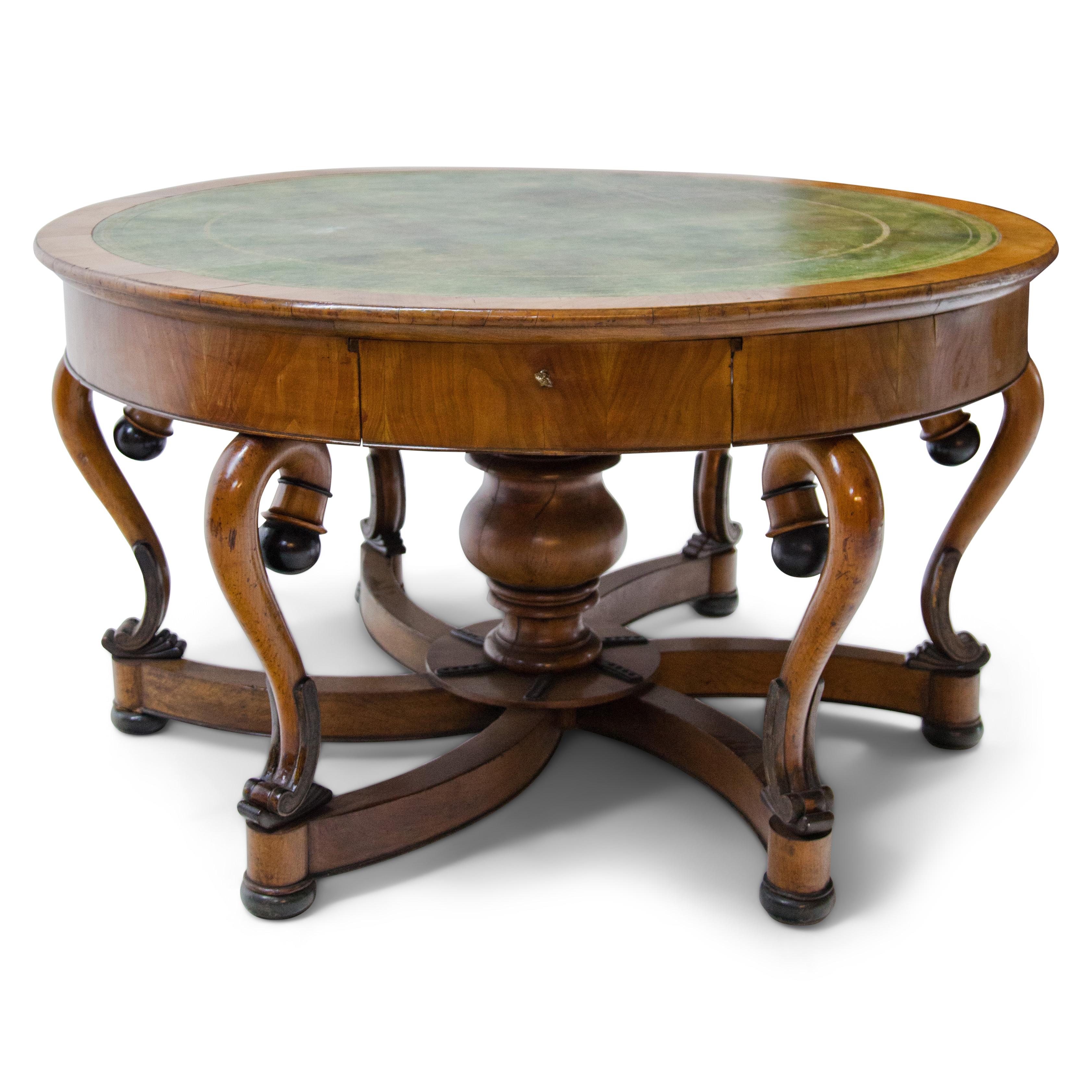 Cherrywood Library Table, 19th Century For Sale at 1stDibs