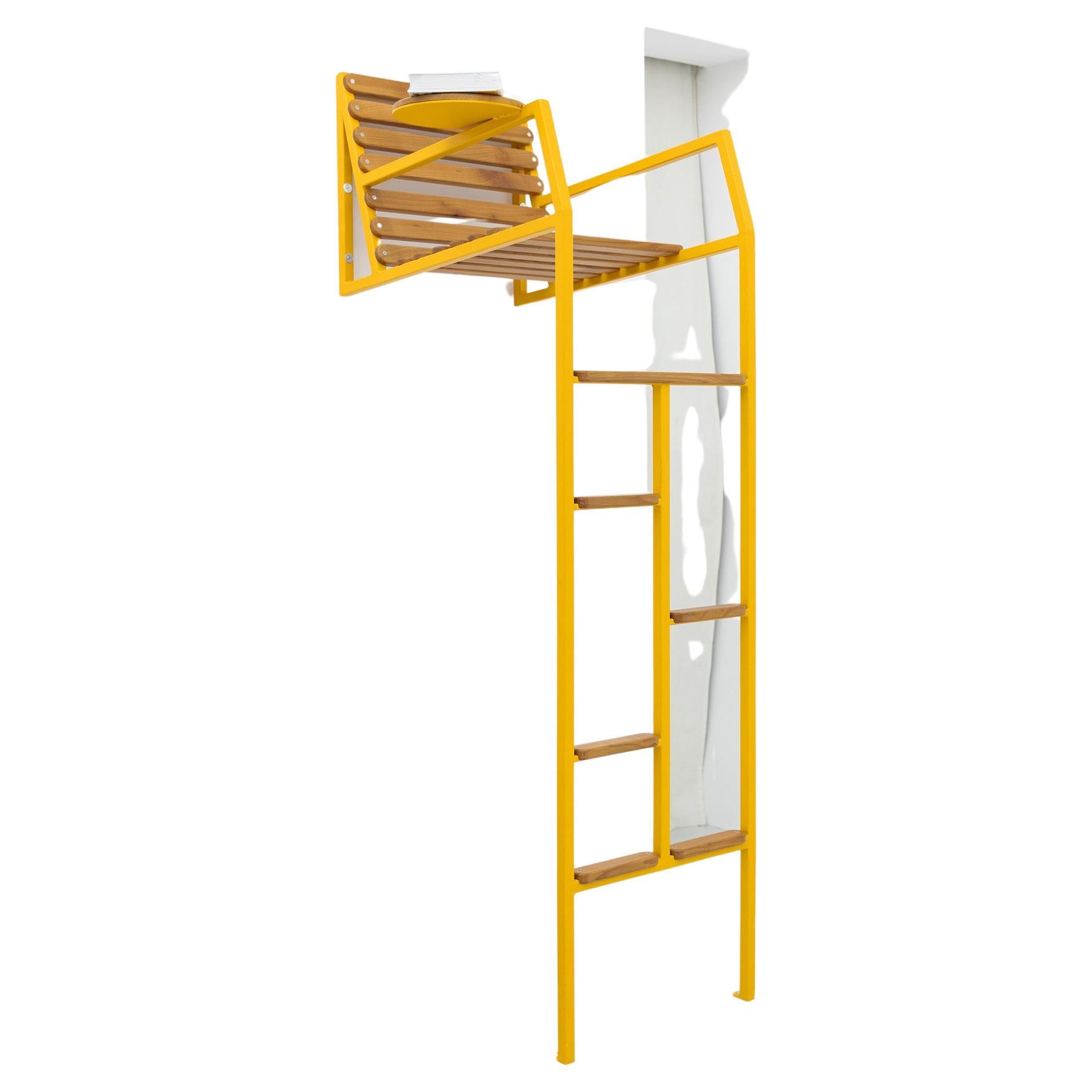 cherry wood 'Space Chair' opens up new perspectives For Sale at 1stDibs