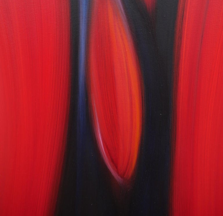 Cheryl Kelley - Red, Purple, and Black Abstract Contemporary Colorfield ...