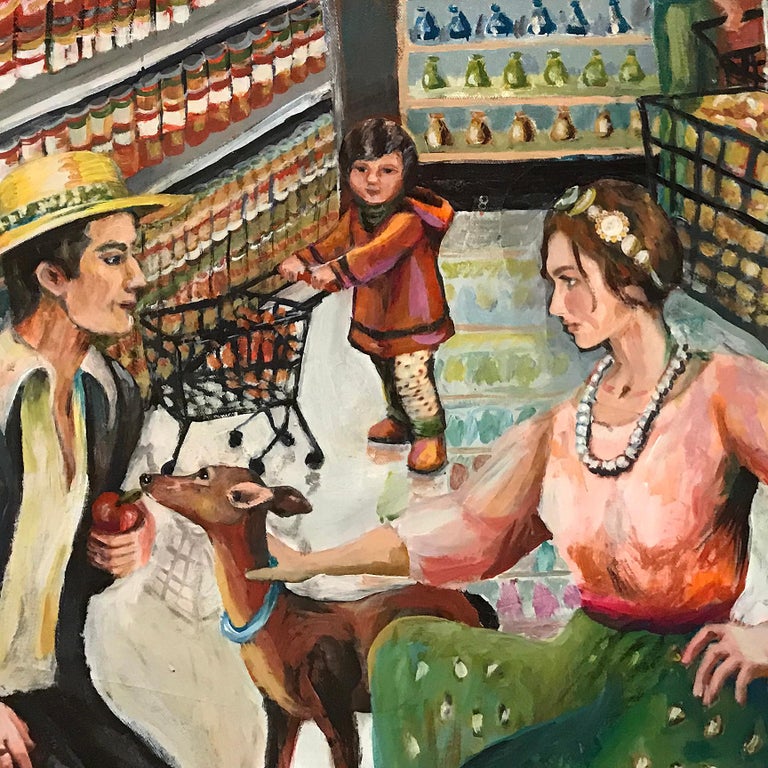 Cheryl Tall - Magic Realistic painting, "Counter Culture" For Sale at ...