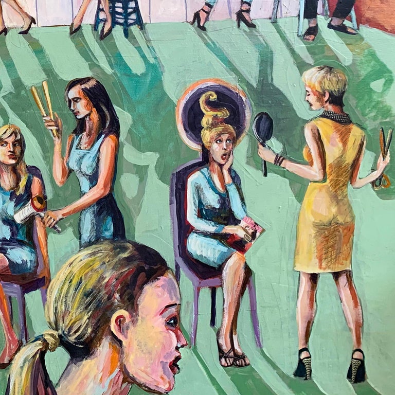 Cheryl Tall - Magic Realistic painting, "The Beauty Machine" For Sale ...