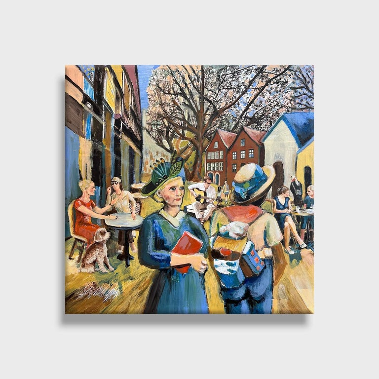 Cheryl Tall - Magic Realistic Painting, "Venasque" For Sale at 1stDibs