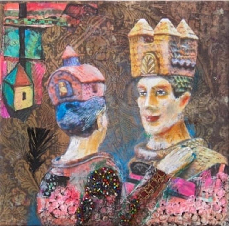 Cheryl Tall - Surrealist Painting, "Pavanne" For Sale at 1stDibs